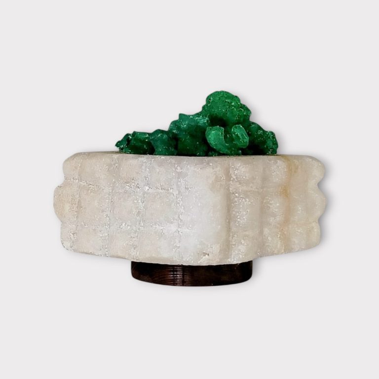 Handcrafted Illuminated Siwa Salt Lamp with Rocks | Egyptat